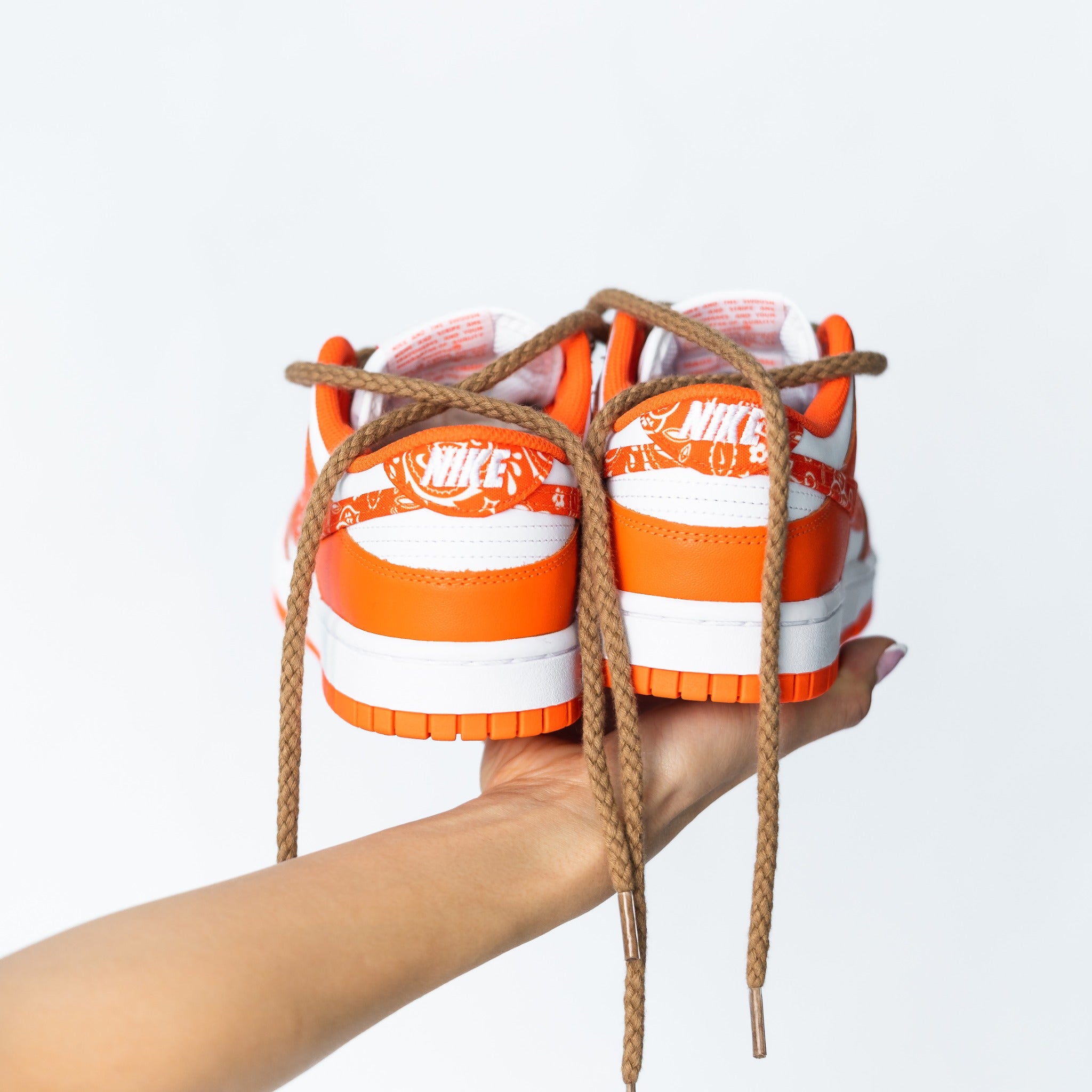 Light Brown Thick Rope Shoelaces – Looped Laces